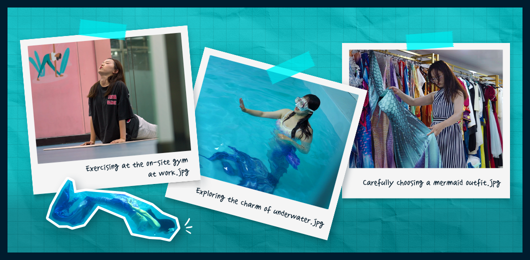 [Charging Moment] “Becoming a mermaid under the sea transformed me into ...